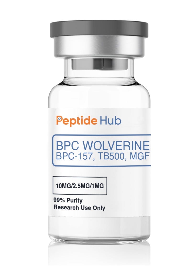 Introducing BPC Wolverine, a powerful blend of TB-500, BPC-157, and MGF ...