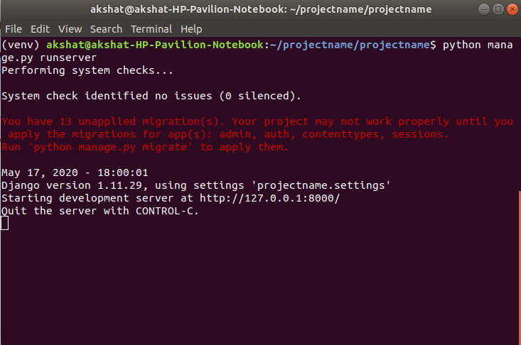 Setting up django project on ubuntu: Absolute beginner guide | by Akshat Papnoi | Medium