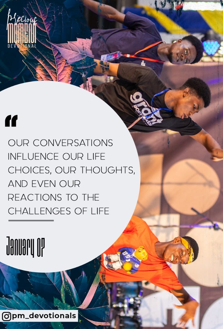Converse with God. 7th JANUARY, 2021 | by PRECIOUS MOMENT | Christ for ...