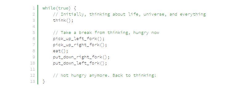 The Dining Philosophers Problem Solving -Using Java | by pubudu ...