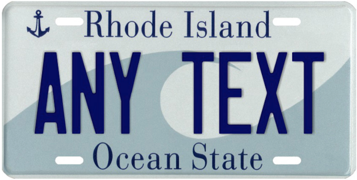 Rhode Island Custom Plate — Nene Solutions - Nenesolutions - Medium