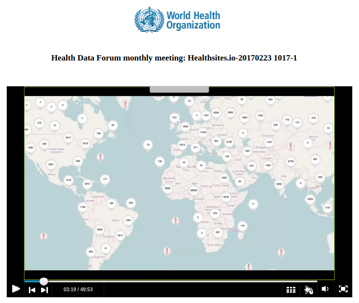 Healthsites presentation to the WHO Health Data Forum | by healthsites ...
