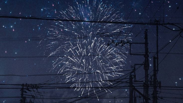 a longing for teenage love. I dream of a firework confession scene… | by somewhat inane | Aug ...