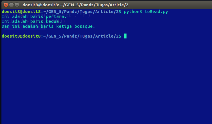 Membuat Program Untuk Membaca File txt Dengan Python 3 | by Does Programmer | Medium