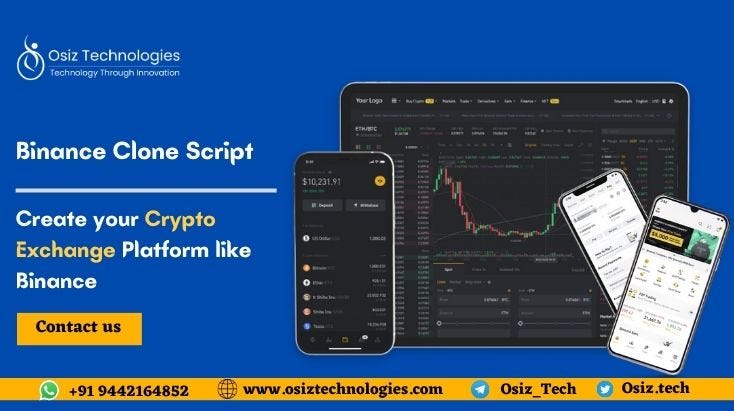 The Quickest Way to Launch Your Own Cryptocurrency Exchange Like Binance Clone | by Osiz ...