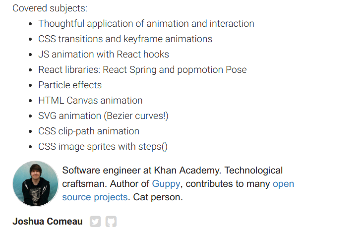 More Details on our Whimsical Web Animations Workshop with Josh Comeau | by react-europe | Medium