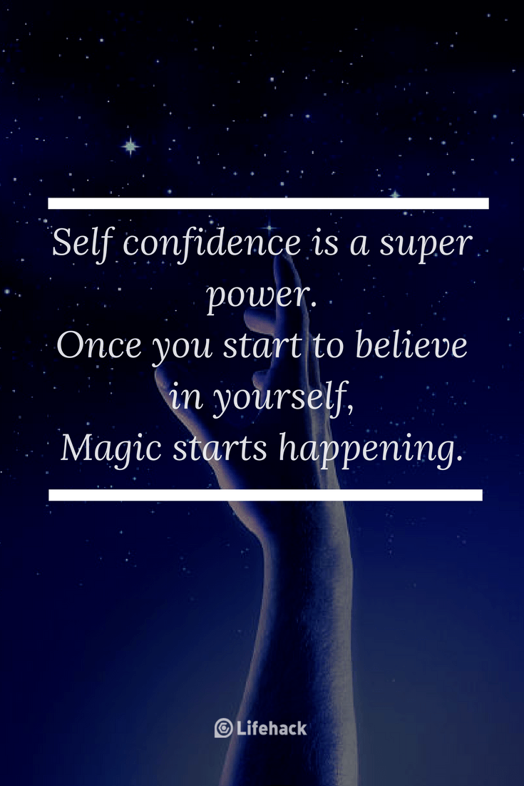 Confidence is the way to success. Confidence is the attitude you have ...
