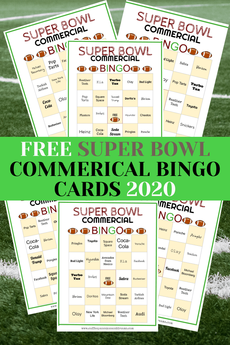 Super Bowl Commercial Bingo 2020 Printable | by amazonlucky | Medium
