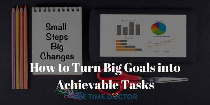 How to Turn Big Goals into Achievable Tasks | by Mike Gardner | Time ...