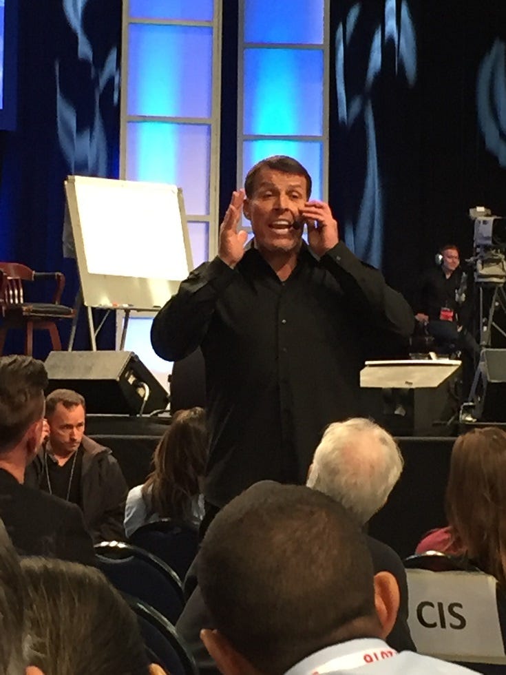 A weekend spent with Tony Robbins | by Brandin Wilkinson | Medium