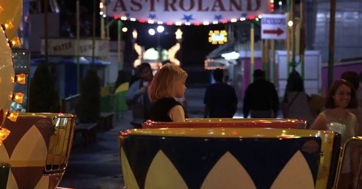if you ever find yourself spinning alone on a teacup ride at Coney ...