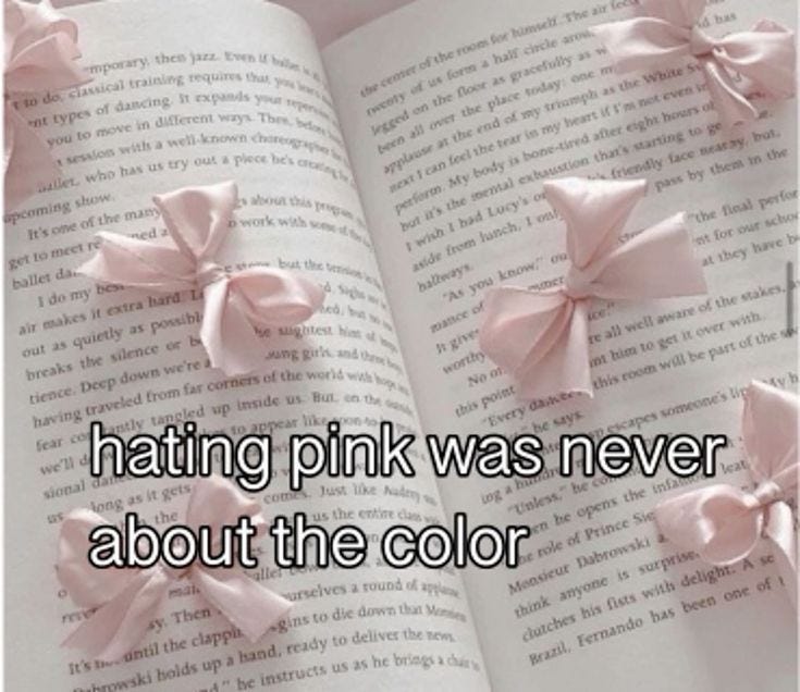 Hating the color pink was never about the color. | by Rii | Medium