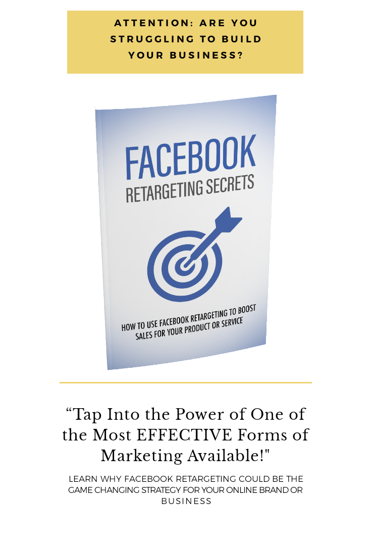 Facebook Retargeting Secrets E-book with FREE MARKETING Tools | by Lisette Panlilio | Medium