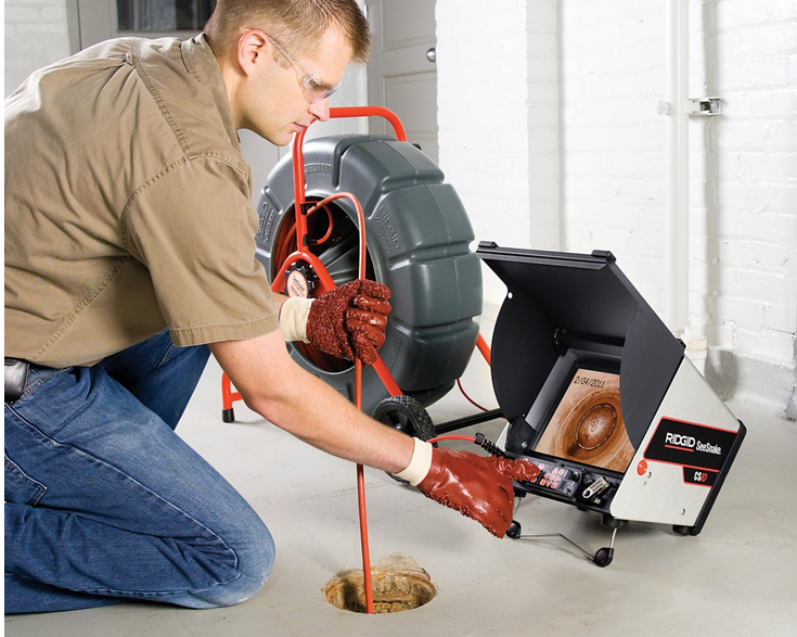 Video camera inspection plumbing. We inspect the drain system to ...
