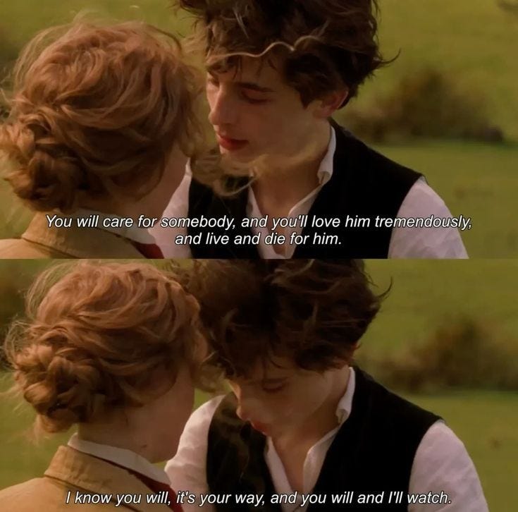 what if I don’t believe in love?. When love beckons to you, follow him ...