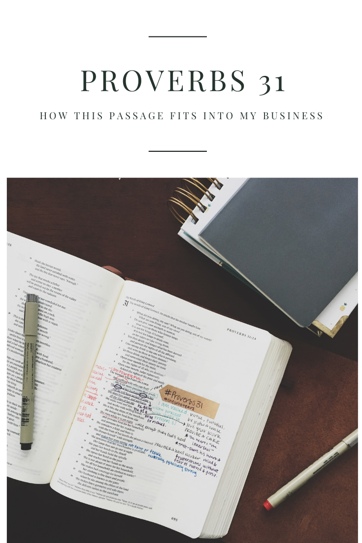 How Proverbs 31 Fits into my Business Plan | by Steph Nora Conrad | Medium