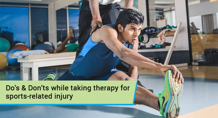 Do’s & Don’ts while taking therapy for sports-related injury | by nexus physio concepts | Medium