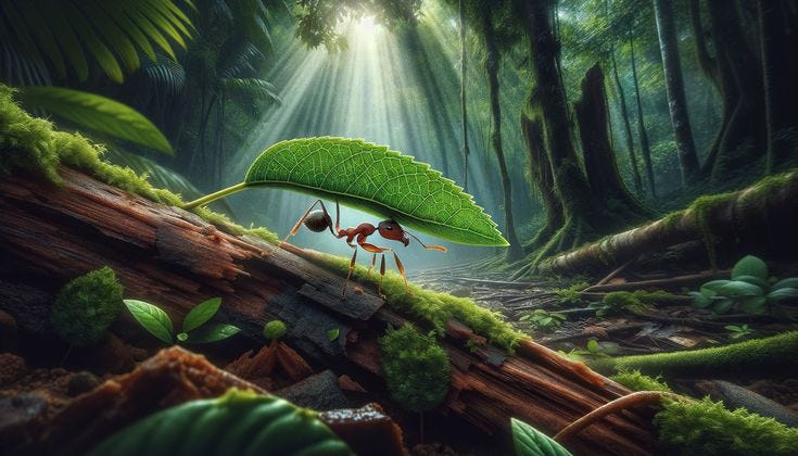 The drowning ant - Nia Liora Diaries - Medium