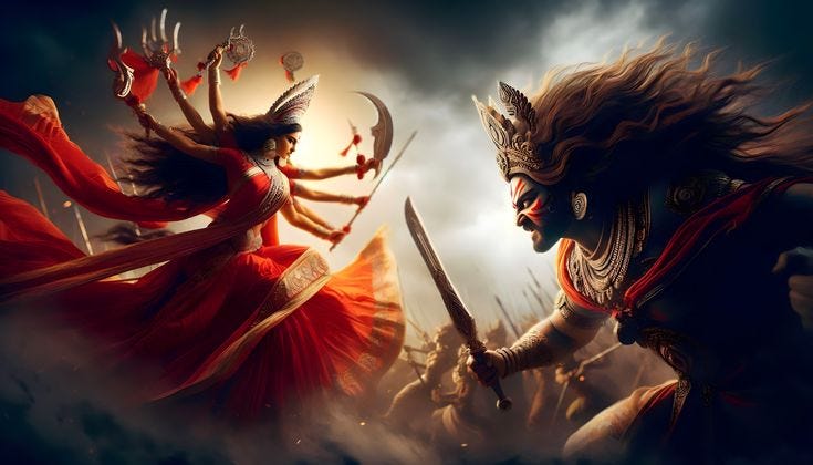 Durga Maa did not just slay Mahishasura. | by Sanchi | Quirky Rants ...
