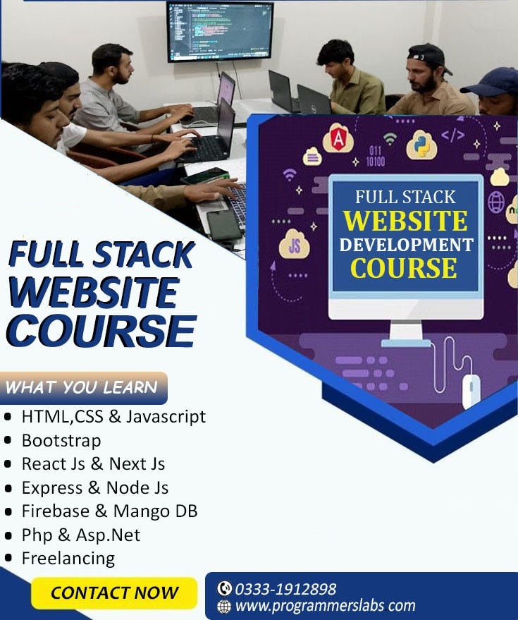 𝐖𝐡𝐲 𝐓𝐚𝐤𝐢𝐧𝐠 𝐚 𝐅𝐮𝐥𝐥-𝐒𝐭𝐚𝐜𝐤 𝐖𝐞𝐛𝐬𝐢𝐭𝐞 𝐂𝐨𝐮𝐫𝐬𝐞 𝐟𝐫𝐨𝐦 𝐏𝐫𝐨𝐠𝐫𝐚𝐦𝐦𝐞𝐫𝐬 𝐋𝐚𝐛 𝐢𝐬 ...