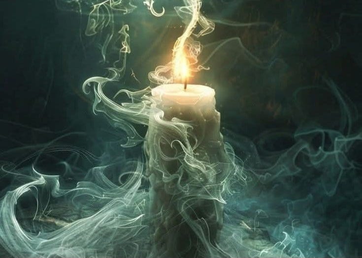 A FLAME THAT FADES🕯. A burned candle can glow again, but a… | by The ...