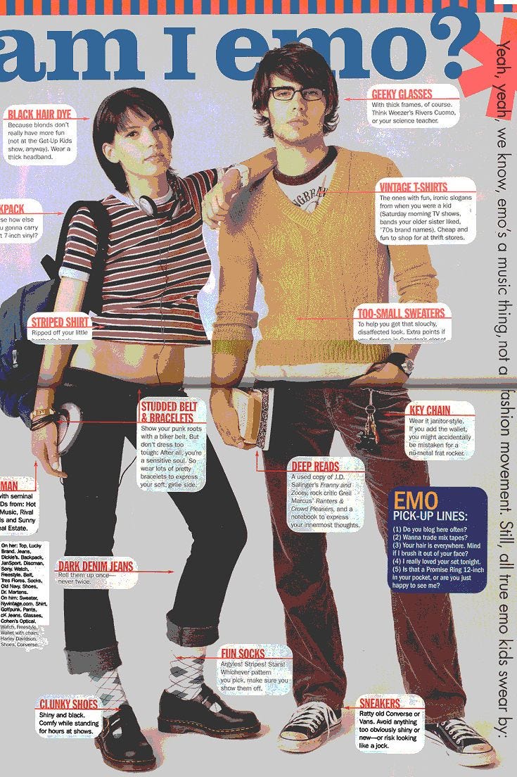 Normcore: Life as a Post Emo Kid. Plain tees with dark jeans and a pair ...
