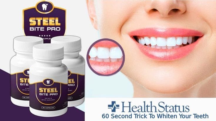 How Does Steel Bite Pro Improve Overall Oral Health? | by Komalji | Aug ...