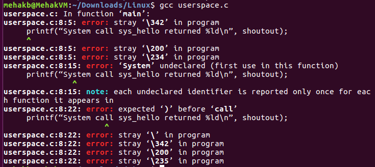 Hi Jeremy, I am getting errors compiling gcc userspace.c | by IB | Medium