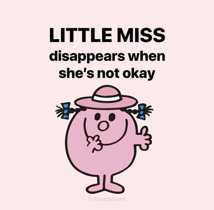 little miss disappears when she’s not okay | by imimscape_ | Medium