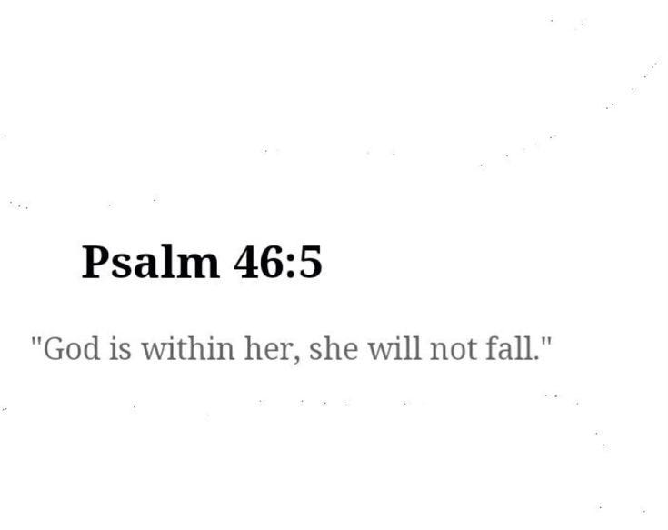psalm 46:5. with faith, she conquers all | by donary | Medium
