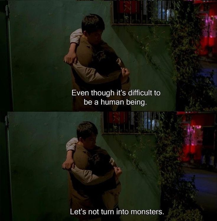 being human is hard, but let’s not turn into monsters | by cher | Medium