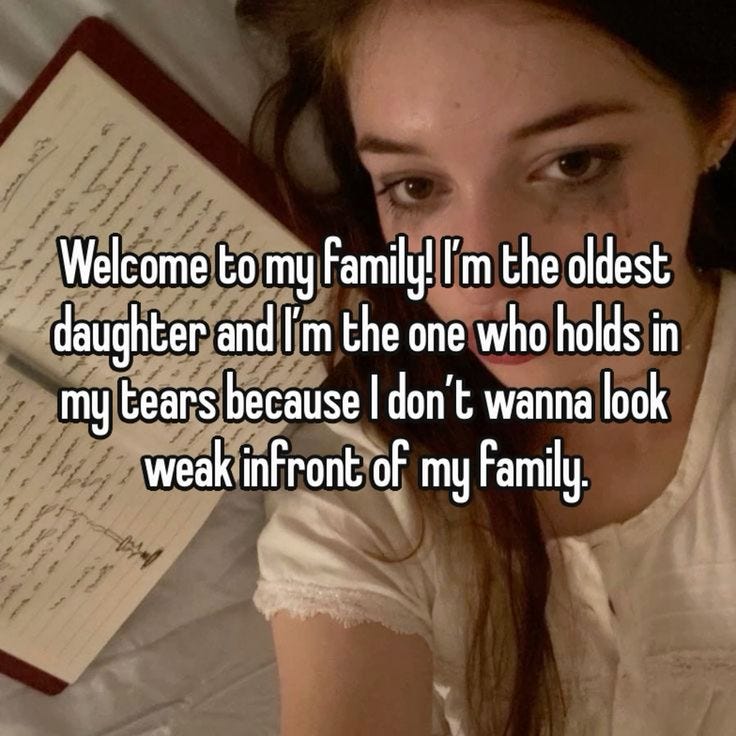 Why Always First Born Daughter?. “She was the child who didn’t have ...