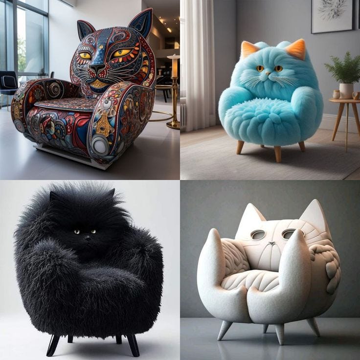 How can cat-themed furniture seamlessly blend style and functionality ...