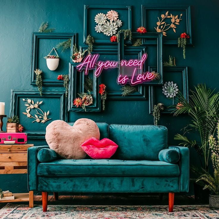 Where To Hang Living Room LED Neon Signs | by Ttam | Medium