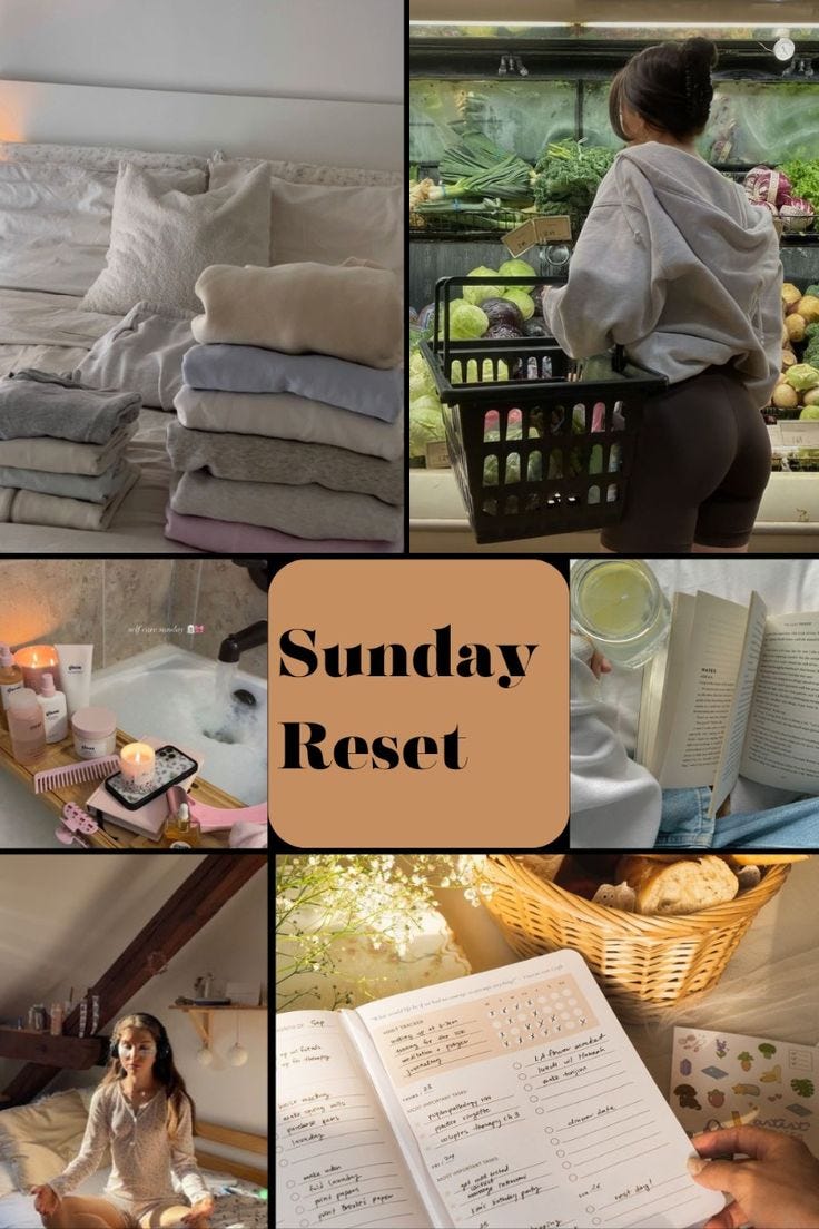 Sunday Reset Routine: A That Girl’s Way to Recharge : A Ritual of ...