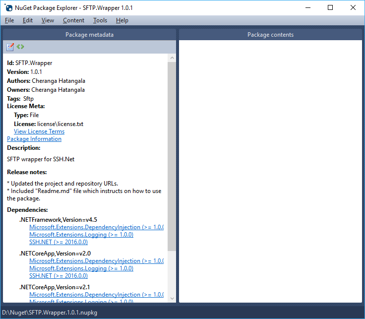 Nuget Package and Licenses. I recently implemented an SFTP wrapper… | by Cheranga Hatangala ...