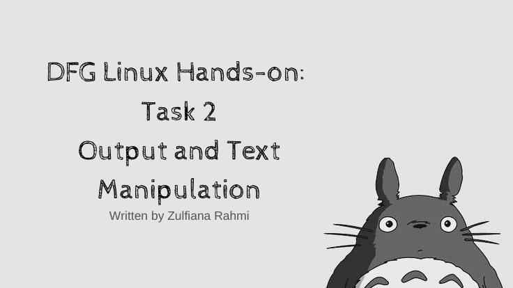 DFG — Linux Hands-on Homework (Task 2) | by Zulfianarahmi | Medium