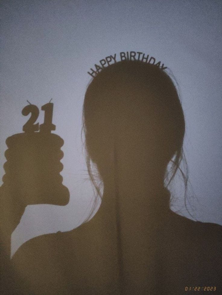 “I turned 21 today!”. https://pin.it/6NIHQlXuA | by Luna verity ...