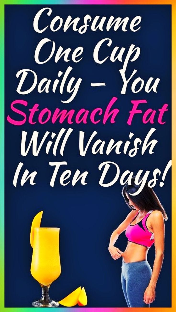 Consume One Cup Daily — You Stomach Fat Will Vanish In Ten Days! - Mary ...