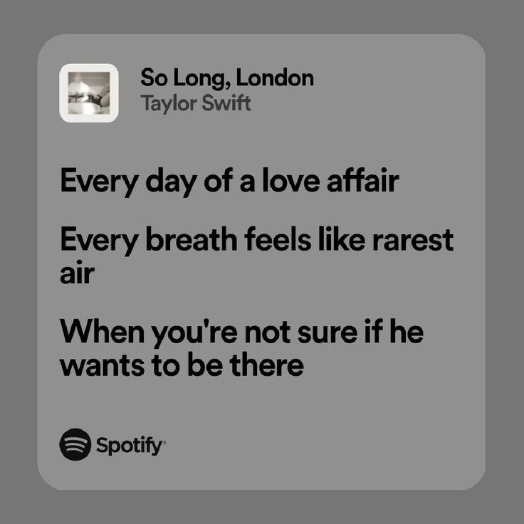 Lyric Breakdown: Taylor Swift’s “So Long, London” | by Merchill | Medium