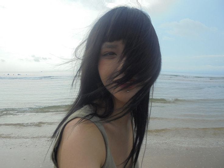 the waves remind me of your hair. wave rises and falls like a hum of your… | by araxx;e ౨ৎ | Medium