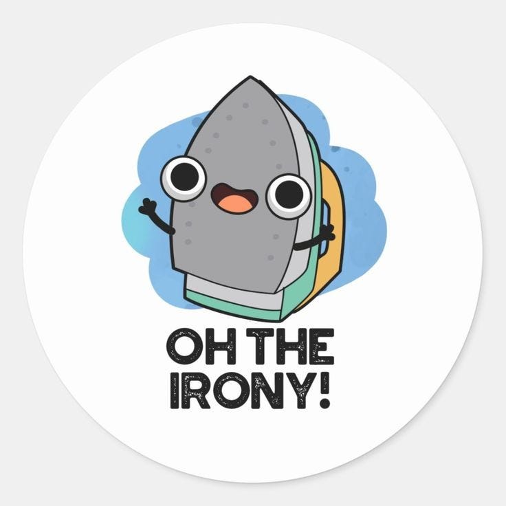 What a IRONY ? A Series of unserious mess. Episode 1 : Figure of speech ...