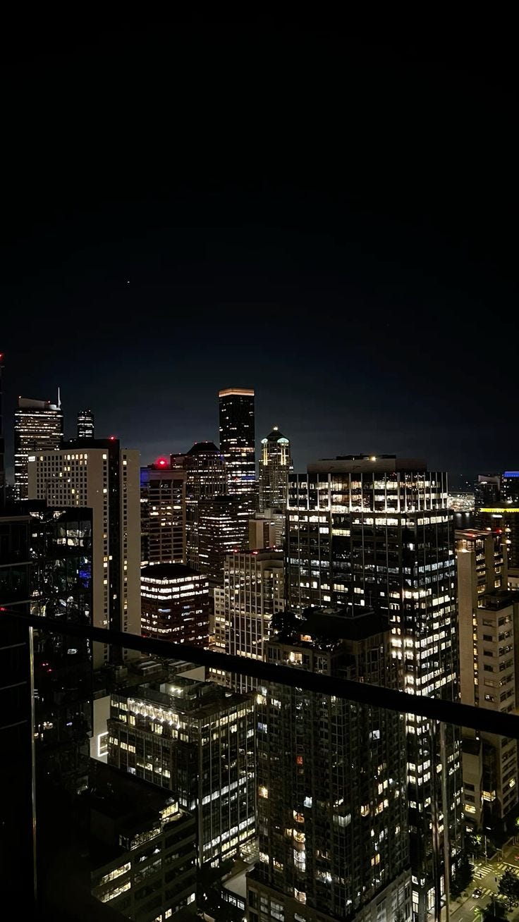 Cityscape at Night. FREE VERSE | by Umaima Irfan | Good Vibes Club | Medium