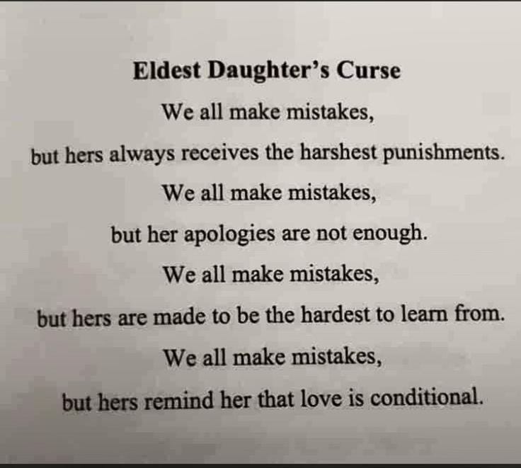 The Curse of the First Daughter. ok, but who takes care of of the ...