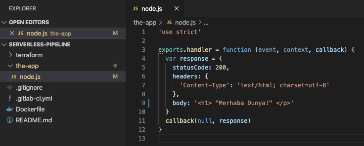 Gitlab CI/CD Pipeline for AWS Serverless | by Onur Ozkan | Medium