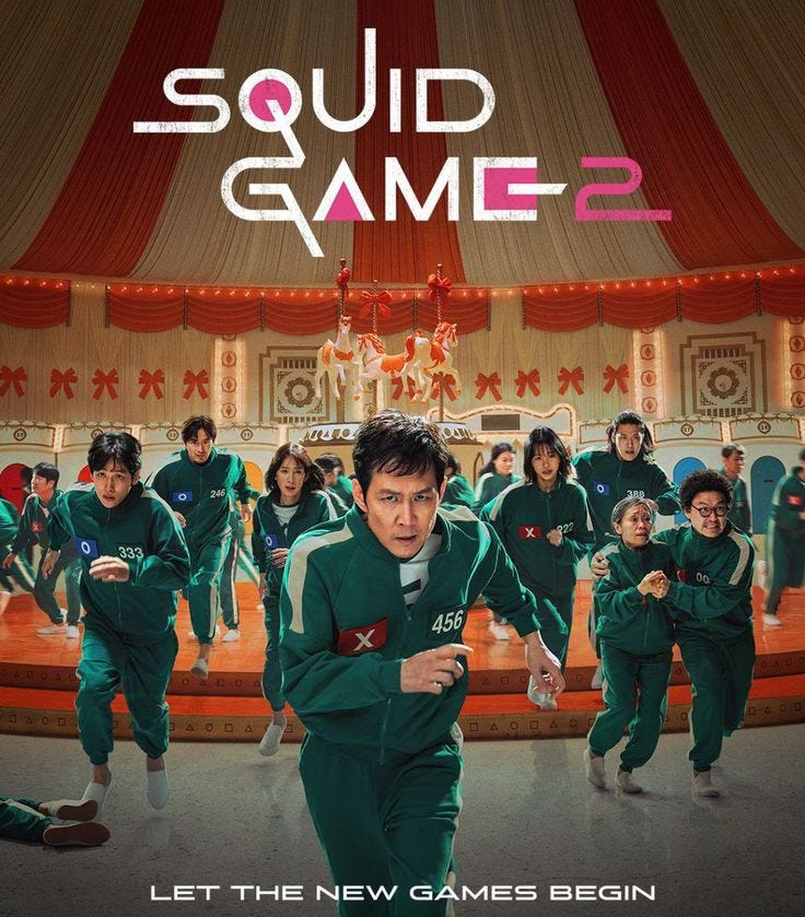 "Squid Game" Season 2, released on December 26, 2024, continues the harrowing journey of Seong ...