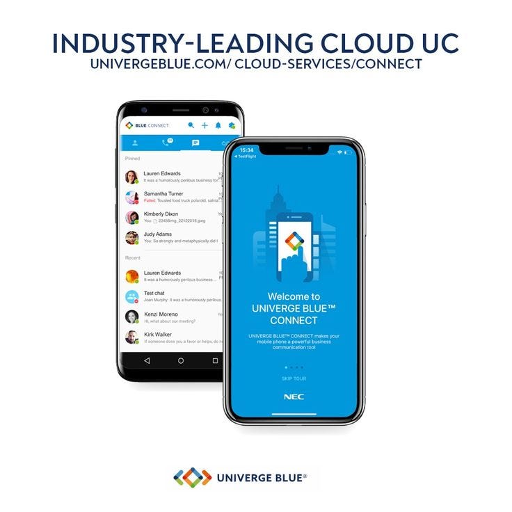 UNIVERGE BLUE Connect: Empower Communication with Cloud UC Phone System. - Teg - Medium
