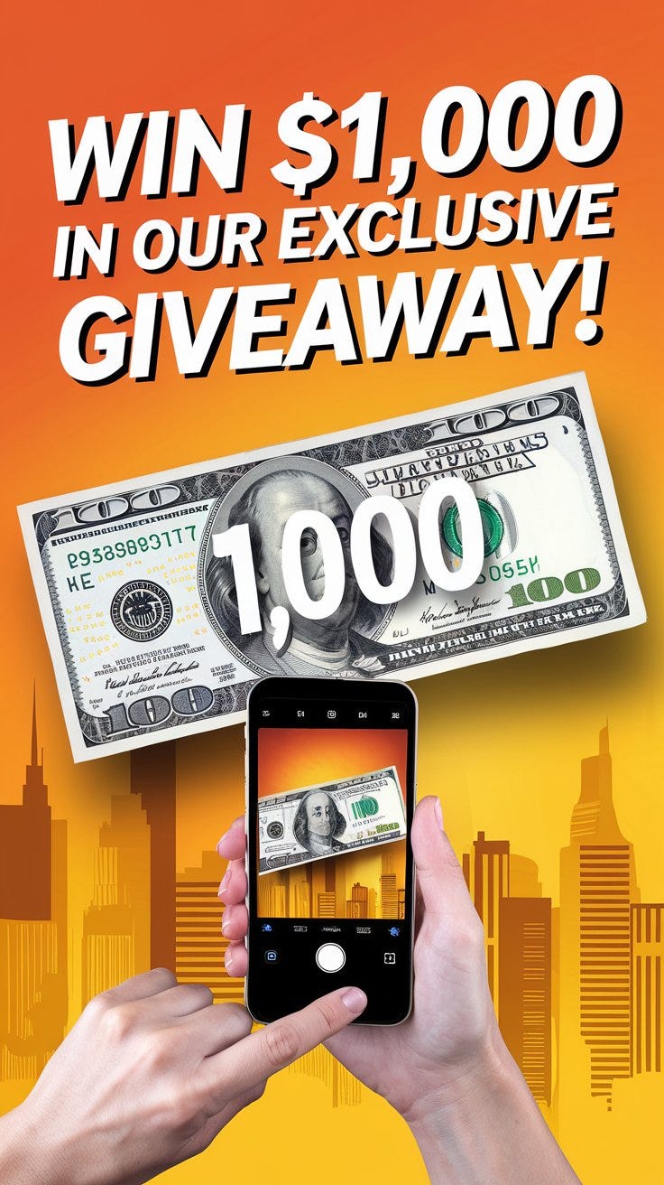 Win $1,000 in Our Exclusive Giveaway! - Palwashakhan - Medium