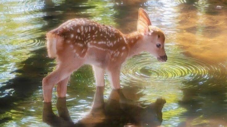 The Little Doe and The Blooming Mountain | by The Blueberry. | Apr ...