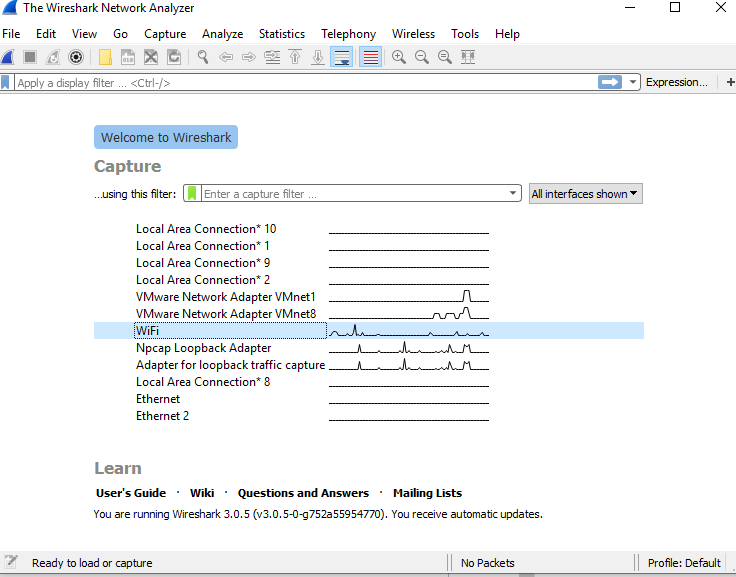 Network Sniffing usingWireshark. Security is a continuous process and ...